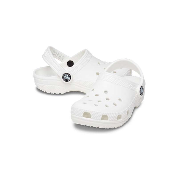 Crocs Toddler Classic Clog in White | Palmetto Moon