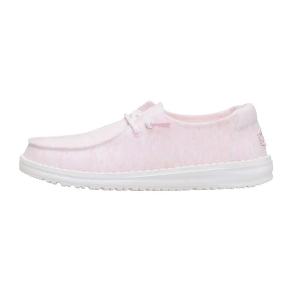 HEYDUDE Women's Wendy Stretch Jersey Shoes in Light Pink | Palmetto Moon