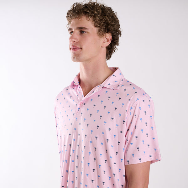 COAST South Carolina Palm Tree Printed Polo | Palmetto Moon