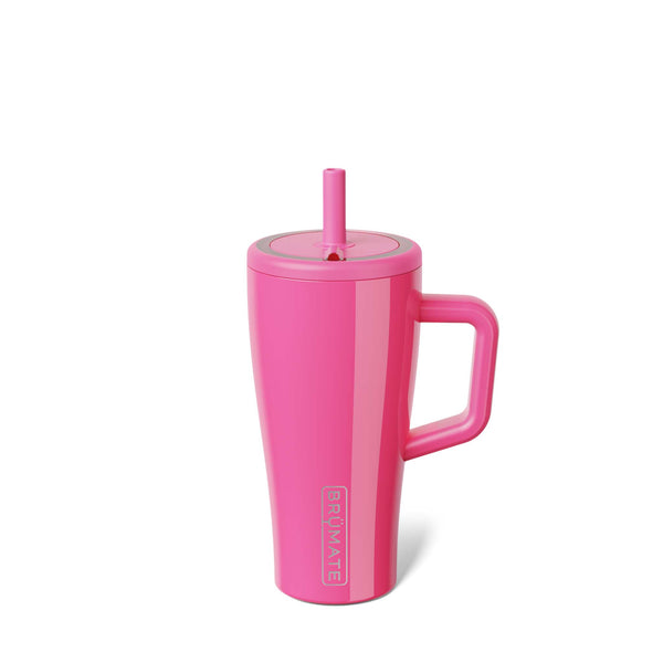 Brumate 20oz Era Handled Tumbler in Neon Pink | Palmetto Moon