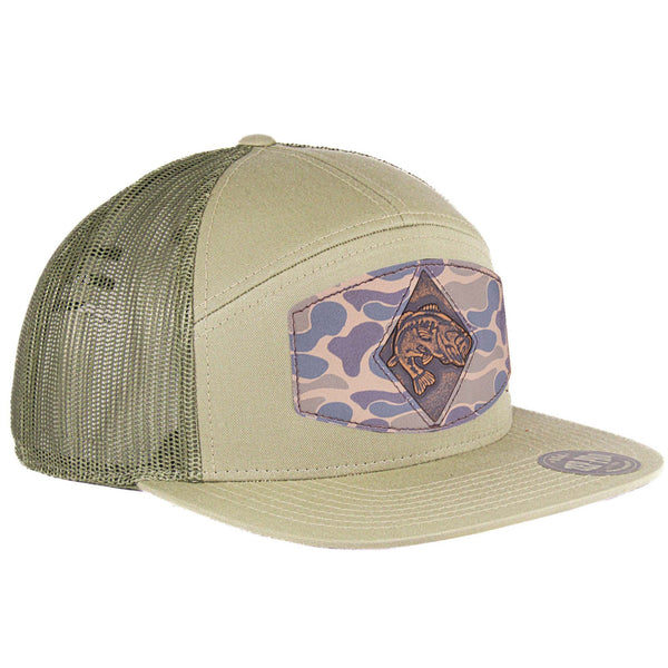 ZEP-PRO Bass Patch 7 Panel Trucker Hat | Palmetto Moon