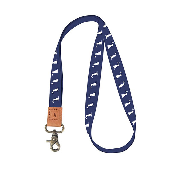 Local Boy Outfitters Navy Dog Lanyard | Palmetto Moon