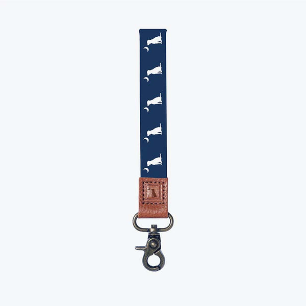 Local Boy Outfitters Navy Dog Wrist Lanyard | Palmetto Moon