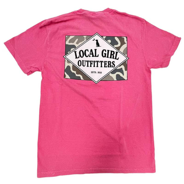 Local Girl Founders Flag Short Sleeve T-Shirt | Palmetto Moon