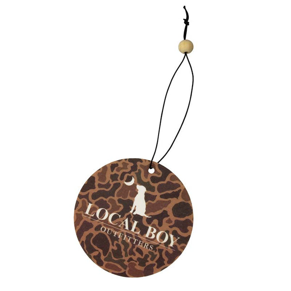 Local Boy Outfitters Old School Camo Circle Air Freshener | Palmetto Moon