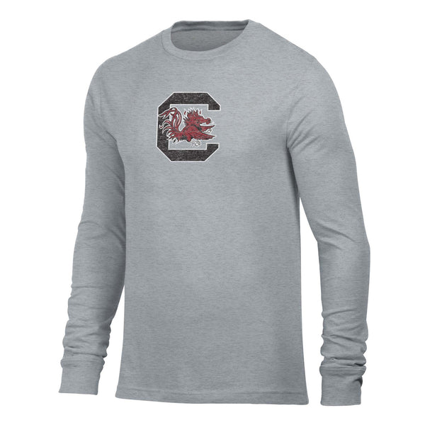 Champion USC Block C Logo Long Sleeve T-Shirt | Palmetto Moon