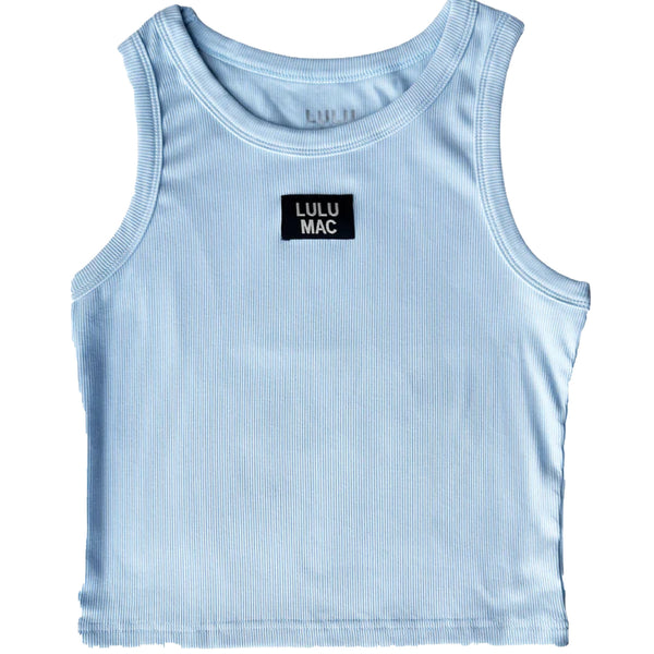 Girlie Girl Originals Lulu Mac OG Tank Top in Light Blue | Palmetto Moon
