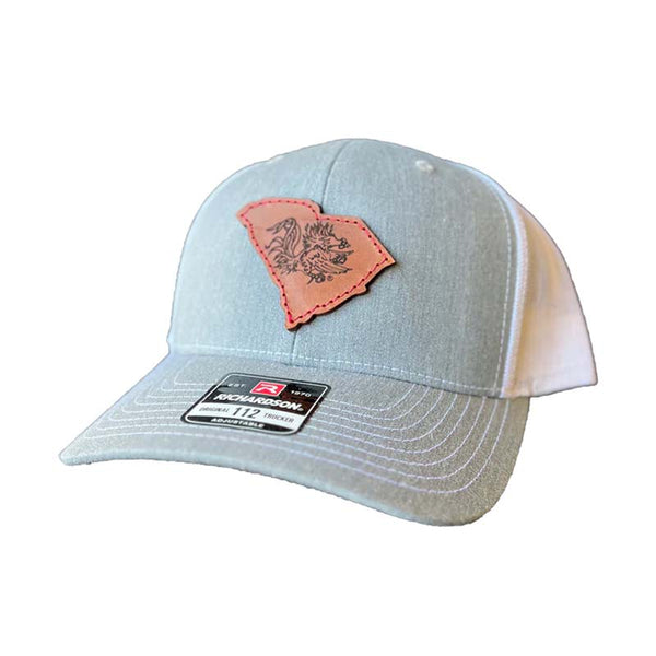 Hatflow Company USC State Gamecock Logo Leather Patch Trucker Hat ...