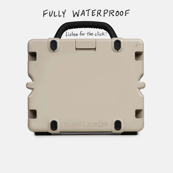 Turtlebox Grande Portable Speaker in Tan | Palmetto Moon