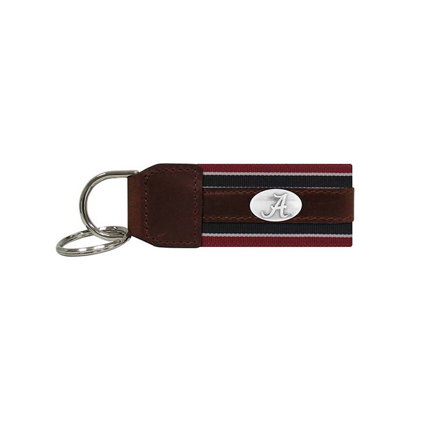 ZEP-PRO Alabama Concho Leather Key Fob | Palmetto Moon