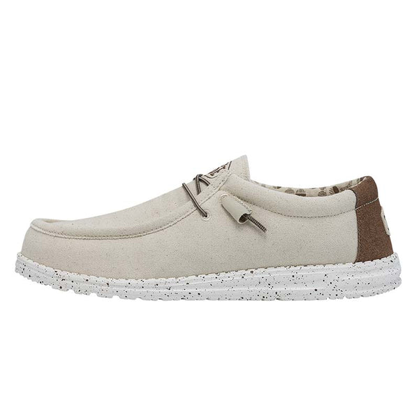 Hey Dude Men's Wally Stretch in Ivory | Palmetto Moon