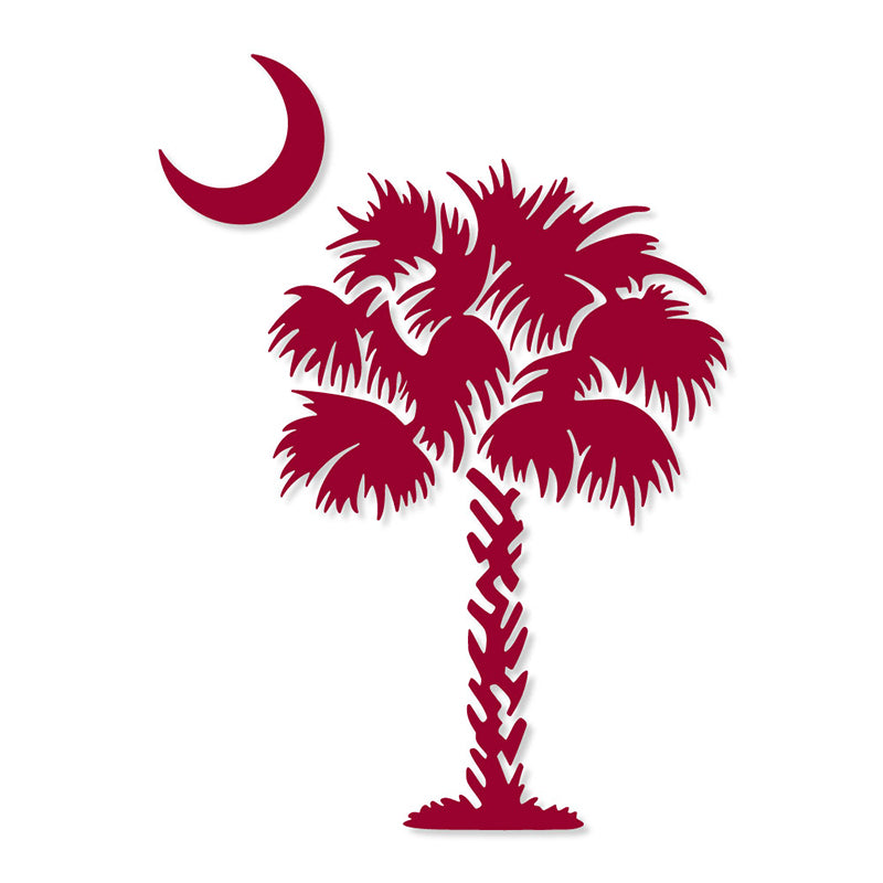 Palmetto Tree 6 inch Decal | Palmetto Moon