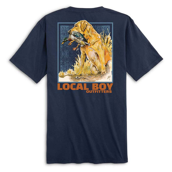Local Boy Outfitters Blue Moon Yellow Lab Short Sleeve T-Shirt ...