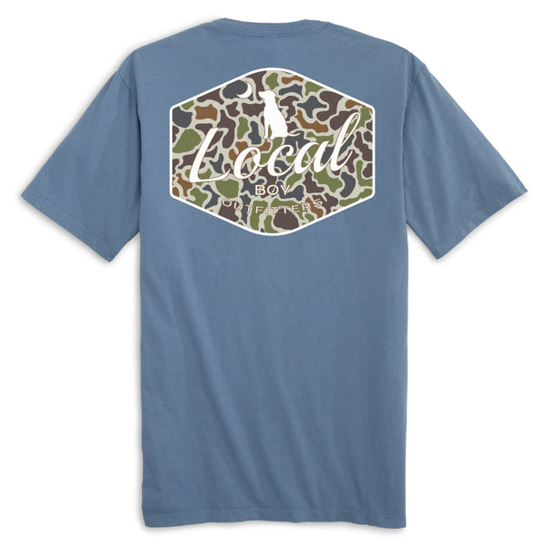 Local Boy Outfitters Old School Camo Badge Short Sleeve T-Shirt ...